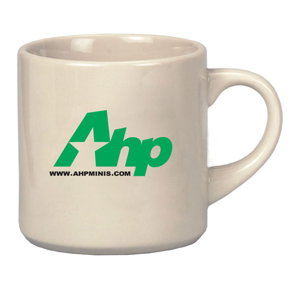 M-Ware 13 Oz Natural Vitrified Ear Handle Mug - Odyssey Glassware