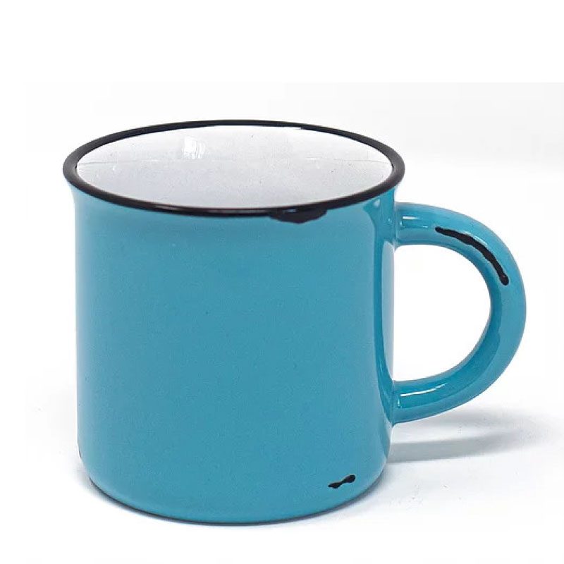 CDI 15 Oz Light Blue Vintage Western Mug - Odyssey Glassware